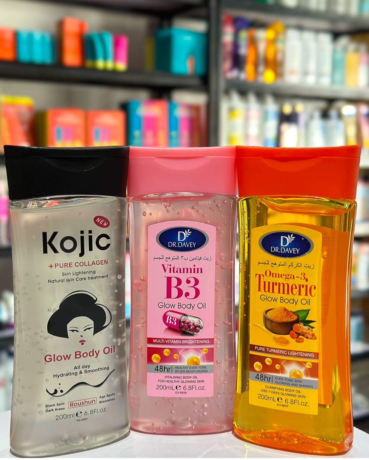 Dr Davey Glow Body OiL - Arewa Obirin