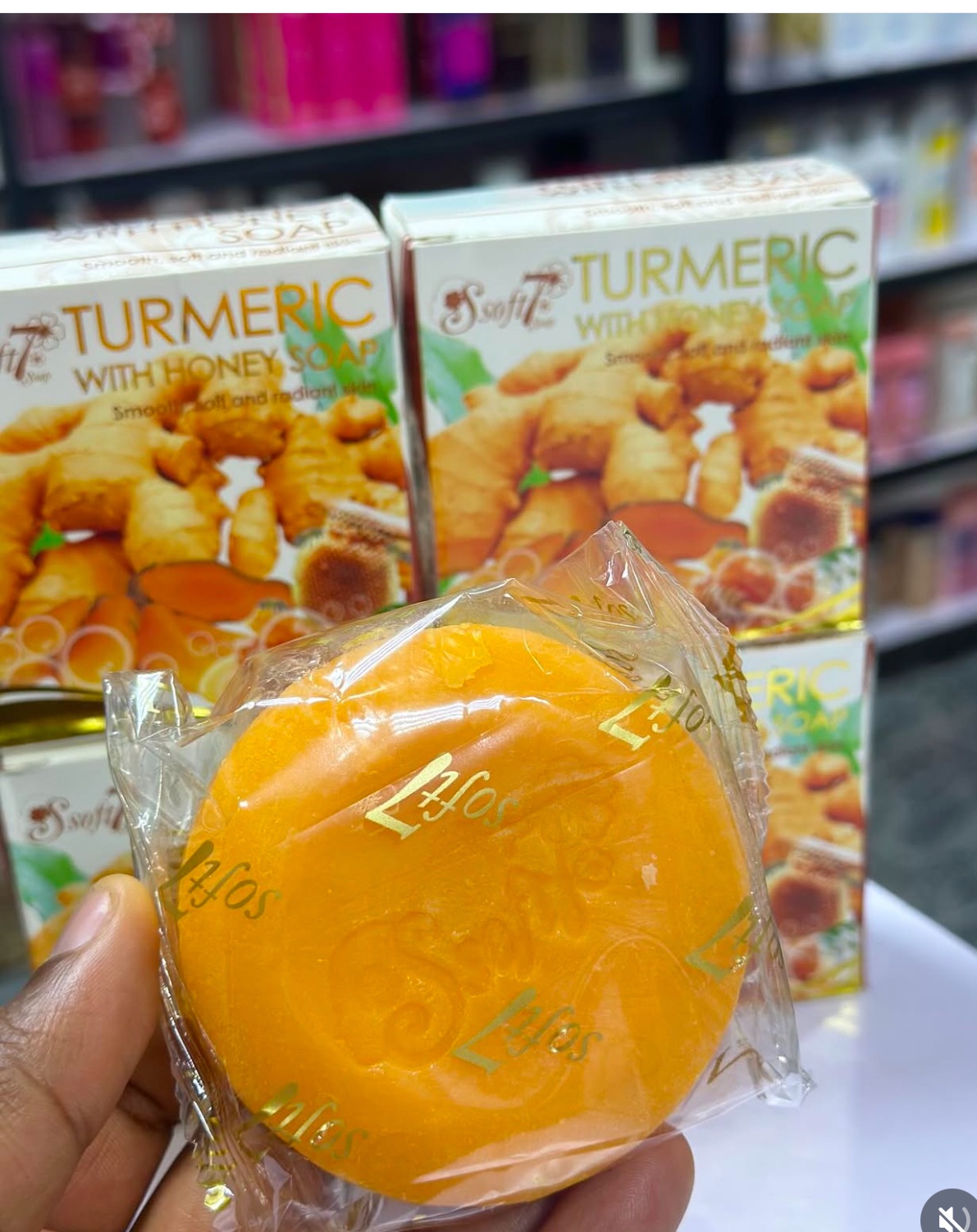 Soft 7 Tumeric With Honey Soap - Arewa Obirin